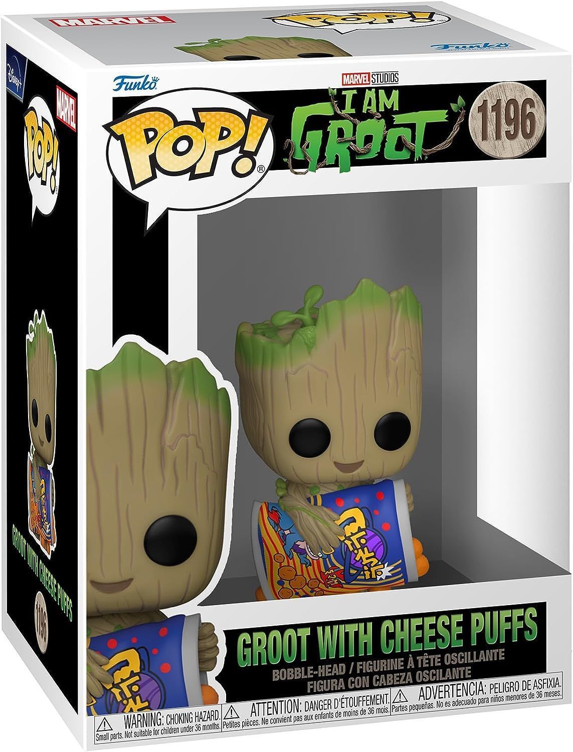 Я є Ґрут - Funko POP Marvel #1196: Groot with Cheese Puffs купити ...